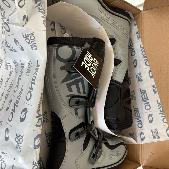 O'Neill | Shoes | Oneal S9 Element Mens Motocross Boots Gray 9 Brand ...